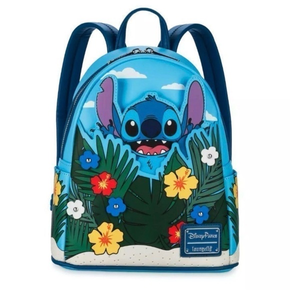 Loungefly | Bags | Loungefly Disney Lilo Stitch Hawaiian Backpack ...
